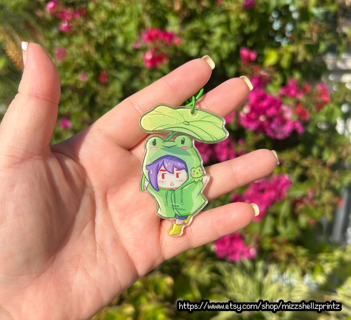 Stardew Valley Sebastian Frog Cosplay Keychain | Stardew Valley Acrylic ...