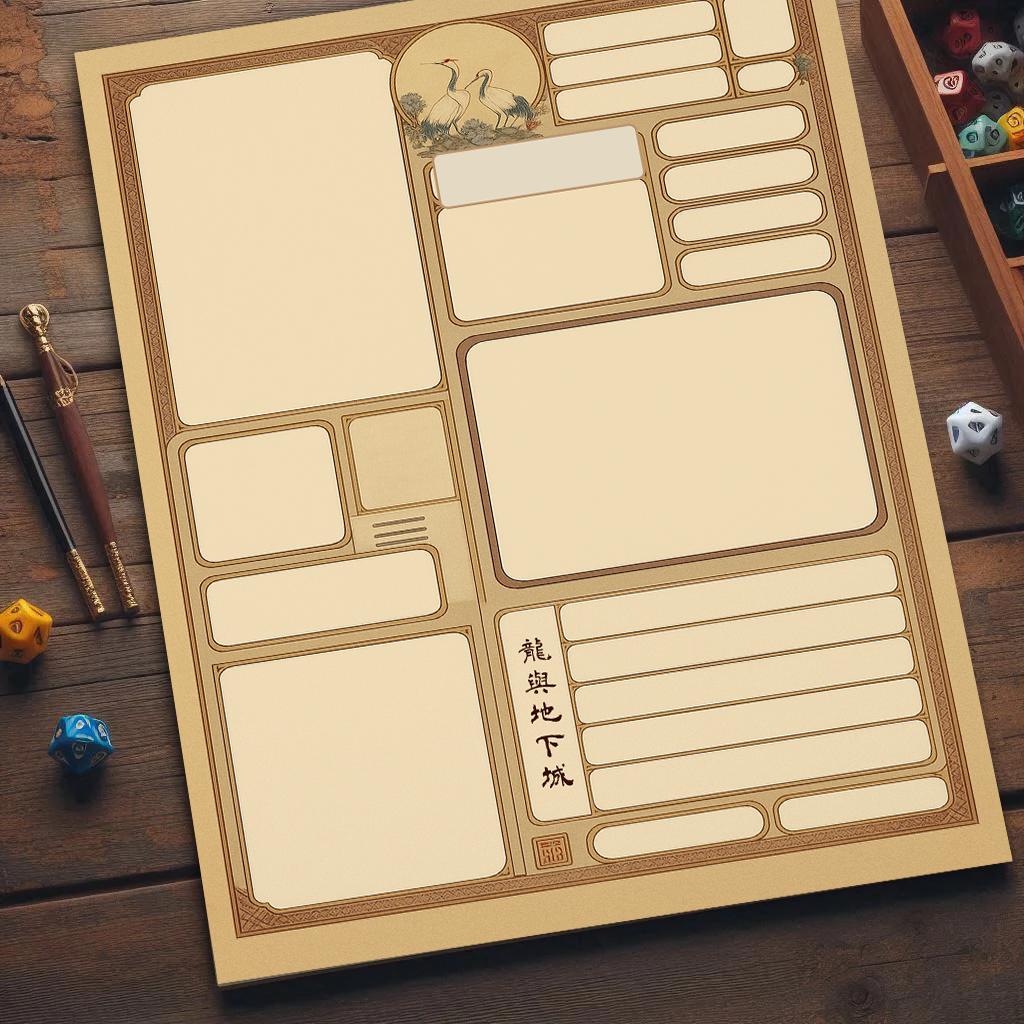 Chinese Ancient Fantasy | Dnd Printable Character Sheet, RPG Character ...