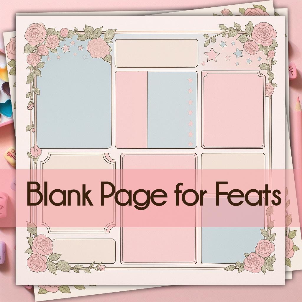 Pastel Dream | Dnd Printable Character Sheet | RPG Character Sheet, Dnd ...