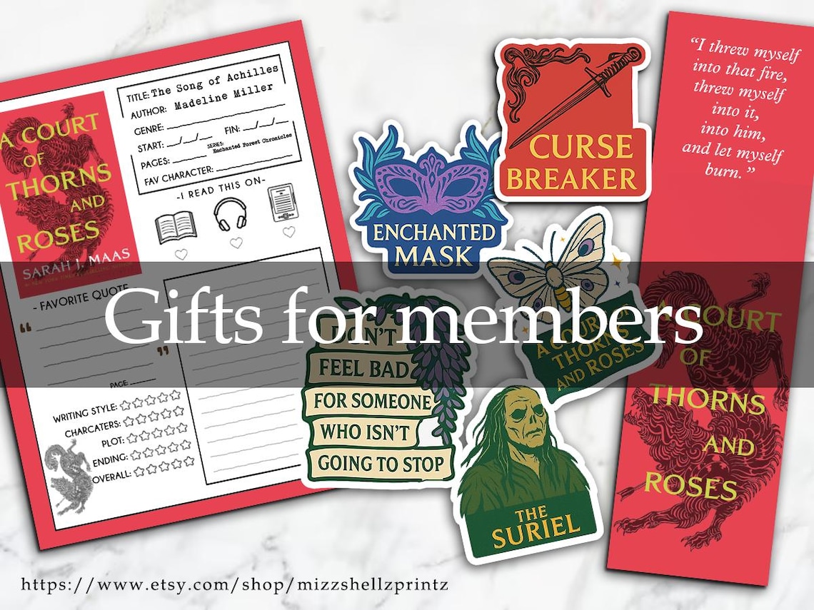 Custom Made Book Club Kit | Book Club Kit | Canva Edible | Booktok ...