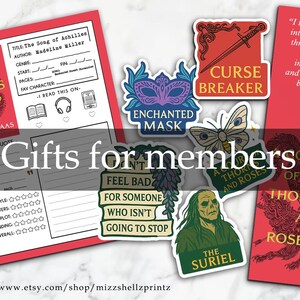 Custom Made Book Club Kit | Book Club Kit | Canva Edible | Booktok ...