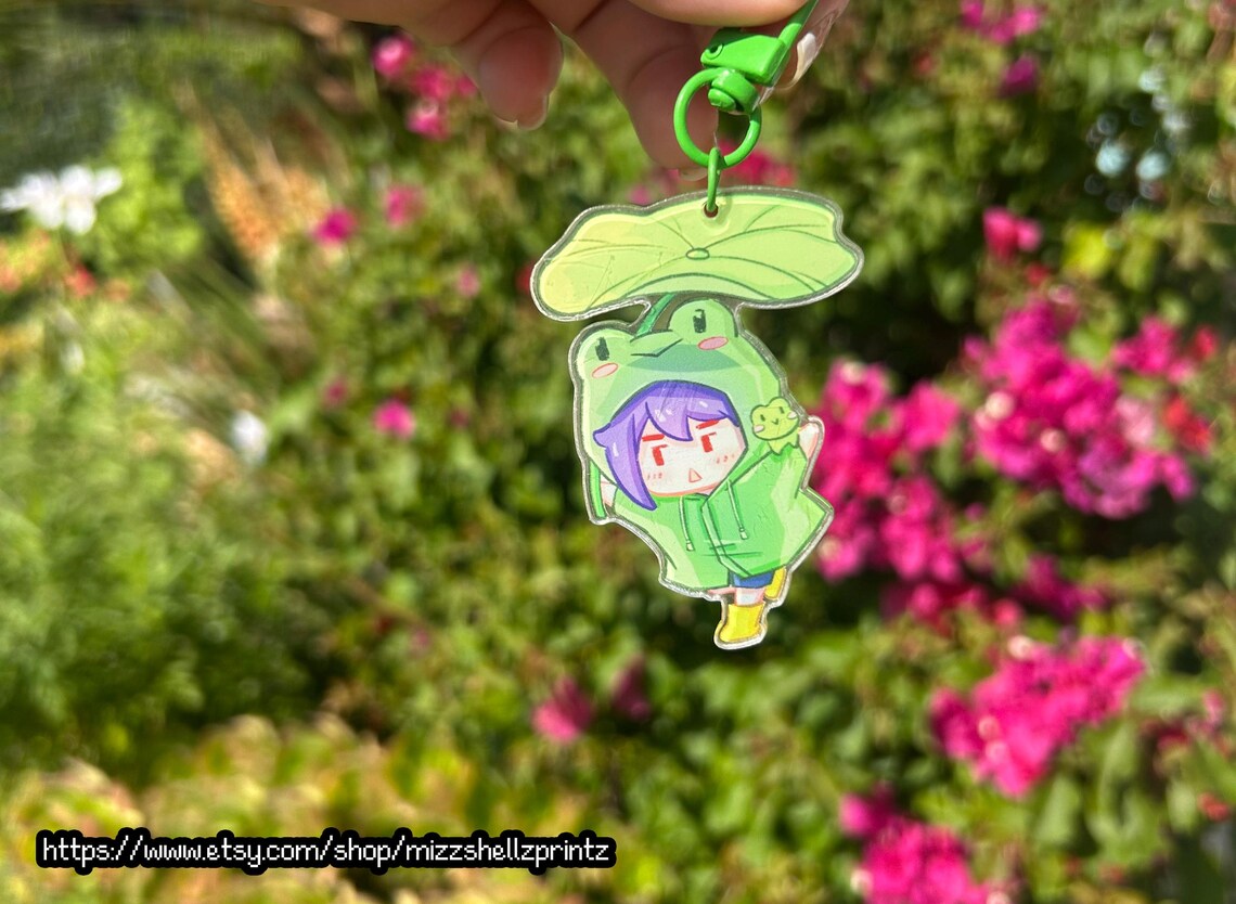 Stardew Valley Sebastian Frog Cosplay Keychain | Stardew Valley Acrylic ...