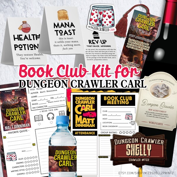 Dungeon Crawler Carl Merch - Etsy