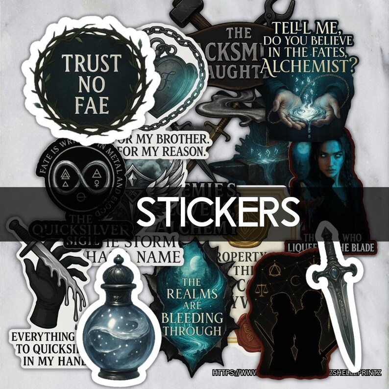 Quicksilver (fae & Alchemy #1) | Book Club Kit | Canva Edible | Booktok ...