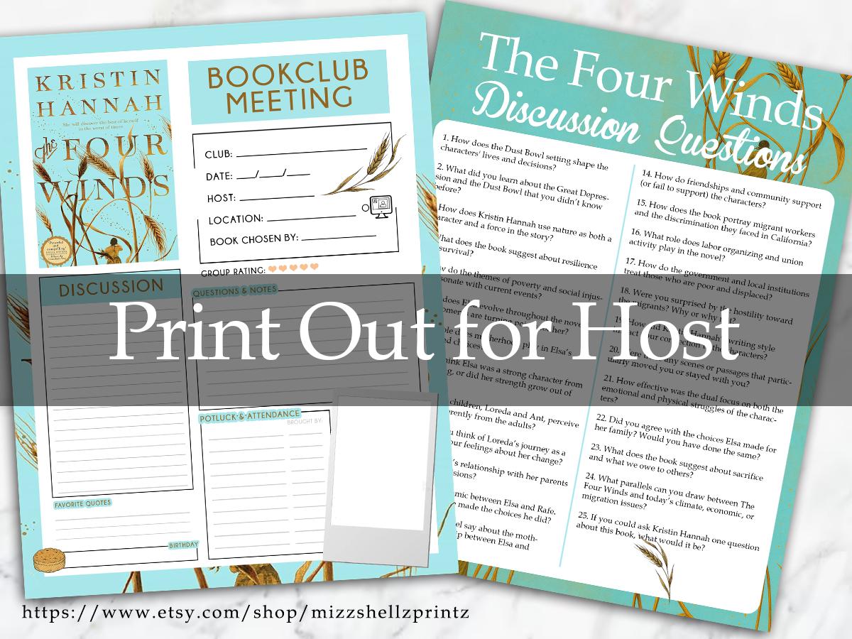 Custom Made Book Club Kit | Book Club Kit | Canva Edible | Booktok ...