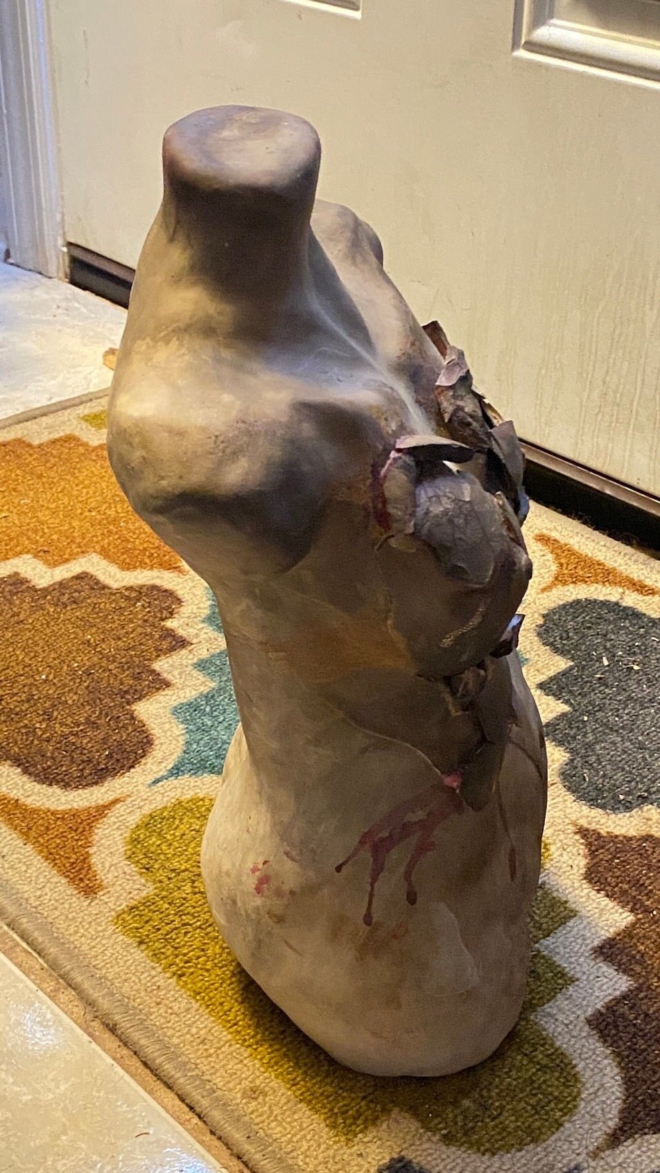 Hand Sculpted Decorative Ceramic Torso - Etsy