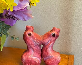 Hand Sculpted Decorative Ceramic Torso - Etsy