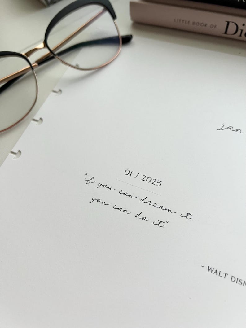 2025 Monthly Planner Cover Pages | Discbound Inserts (undated Available ...