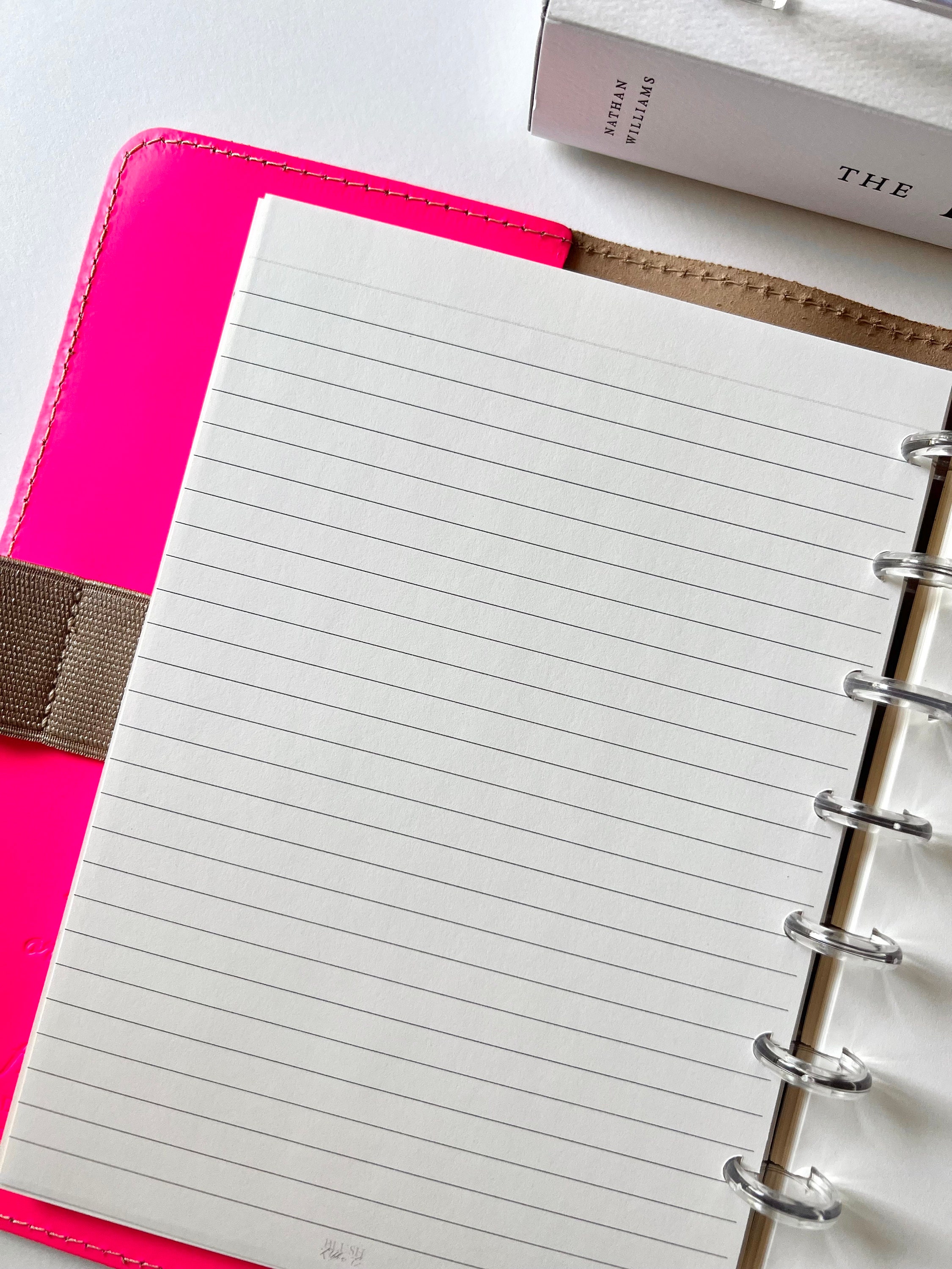 Lined Notepaper, Note Pages, Lined Paper Planner Inserts - Etsy