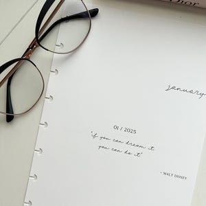 2025 Monthly Planner Cover Pages | Discbound Inserts (undated Available ...
