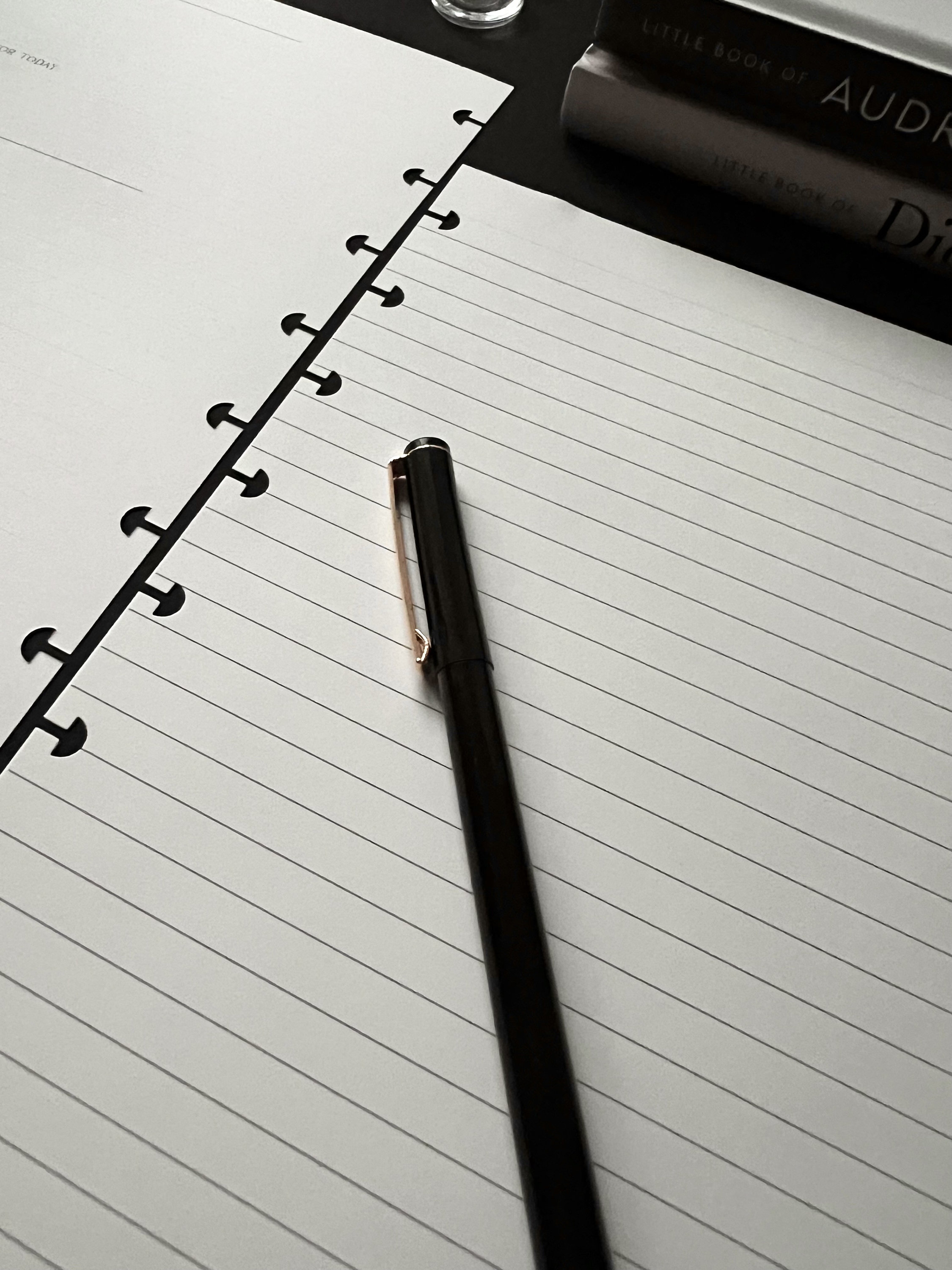 Lined Notepaper, Note Pages, Lined Paper Planner Inserts - Etsy