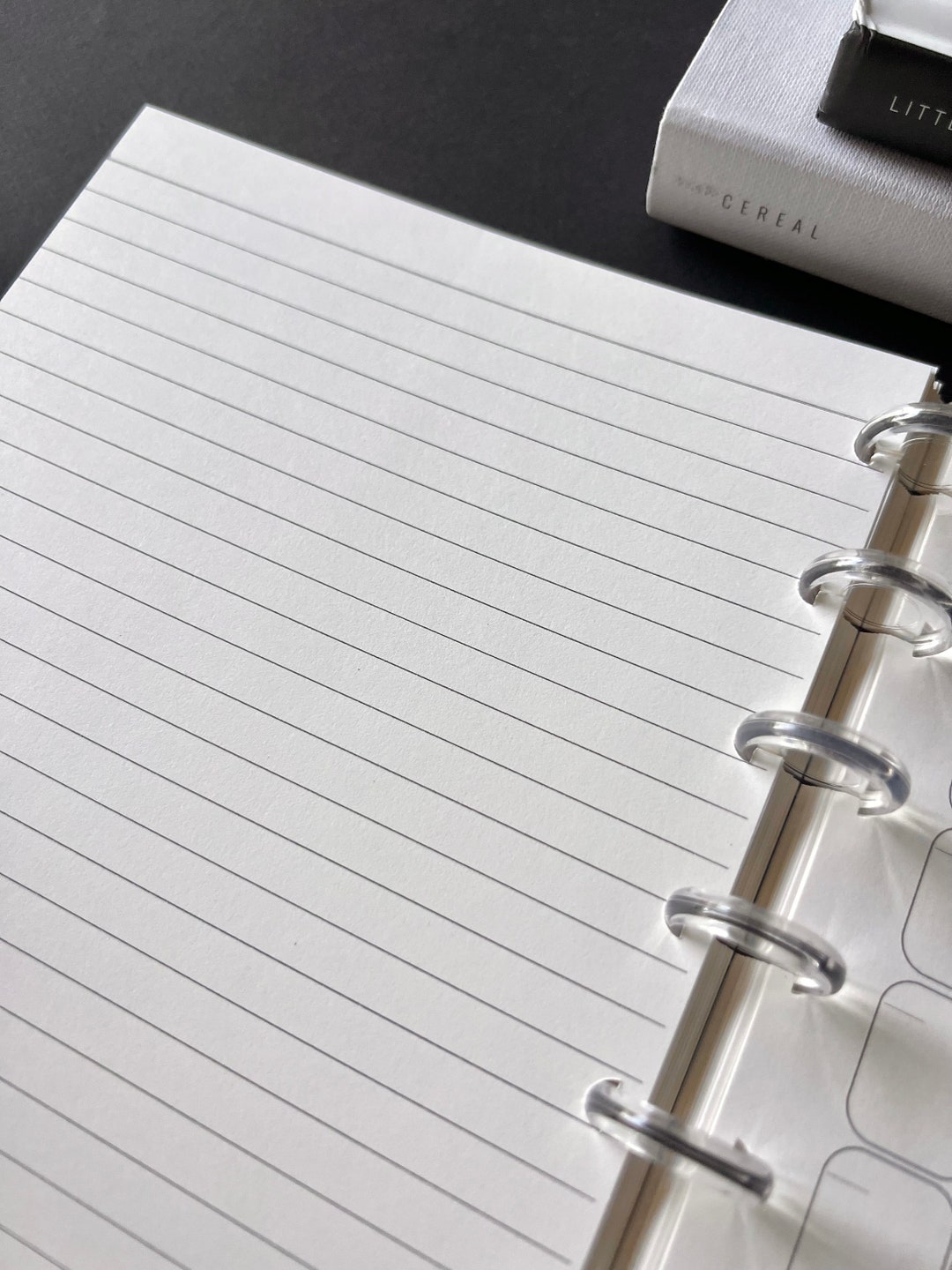 Lined Notepaper, Note Pages, Lined Paper Planner Inserts - Etsy