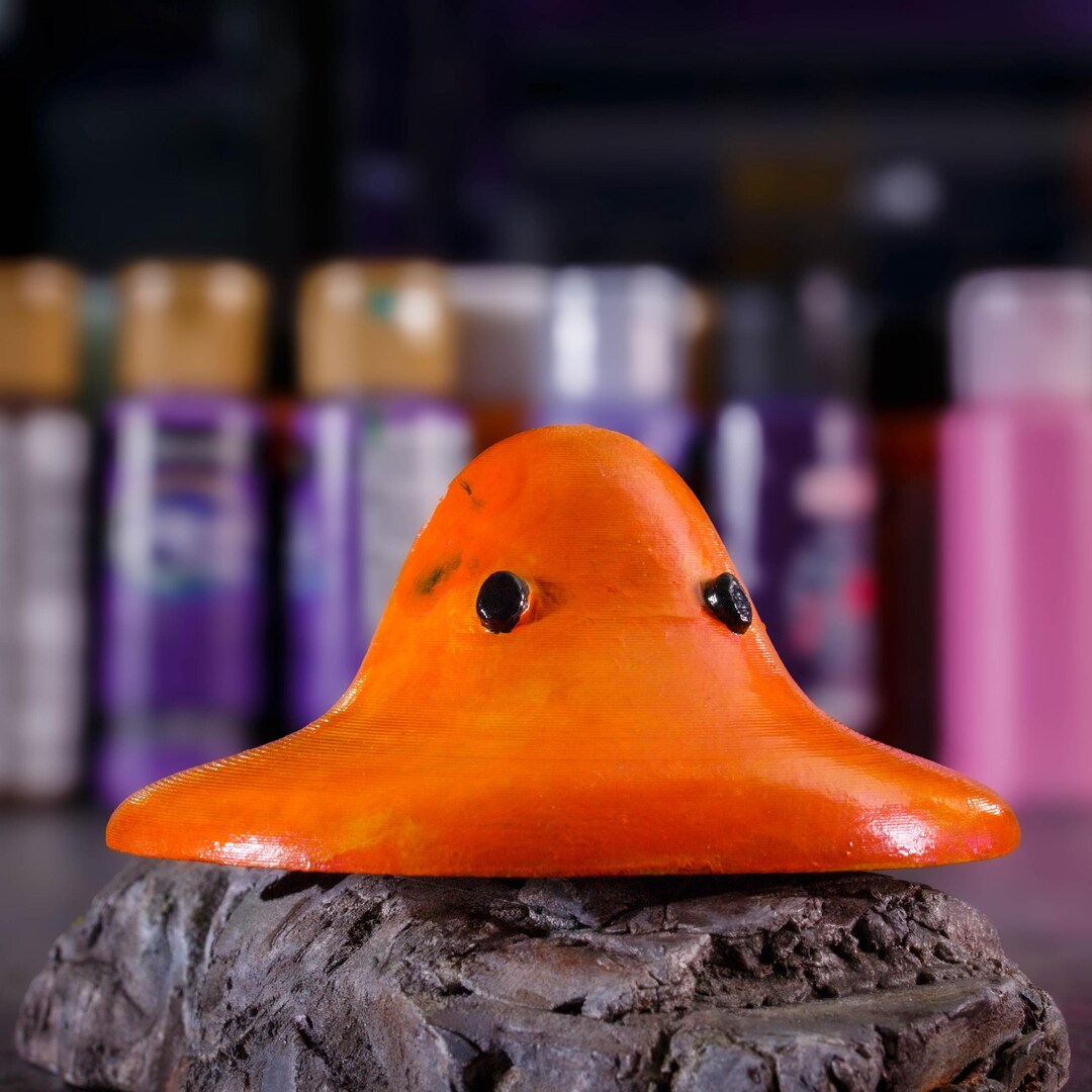 3D Printed Fire Slime From Slime Rancher- Hand Painted Slime Figures ...