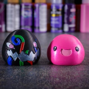 3D Printed 8 Slime Figures From the Indigo Quarry- Hand Painted Slime ...