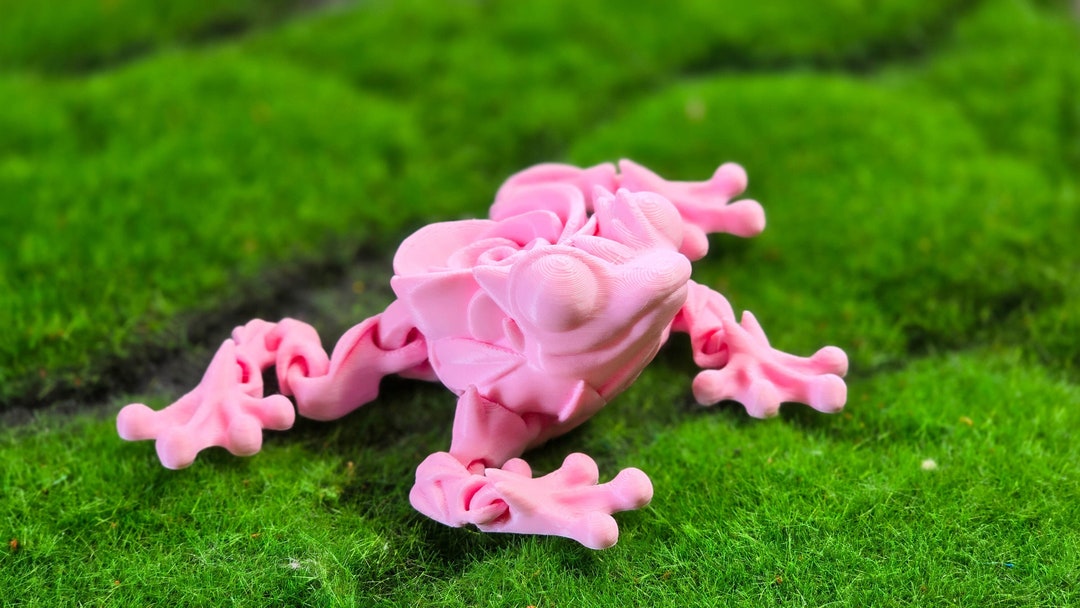 Articulated Rose Frog 3D Printed Figure - Etsy