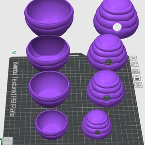 3D Printed Bee Hive Storage Container With an Articulated Bee - Etsy