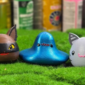 3D Printed 7 Slime Bundle From the Moss Blanket-unique, Hand Painted ...