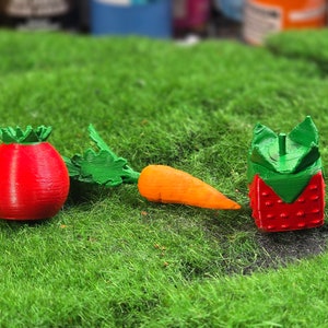 3D Printed 8 Slime Figures From the Indigo Quarry- Hand Painted Slime ...