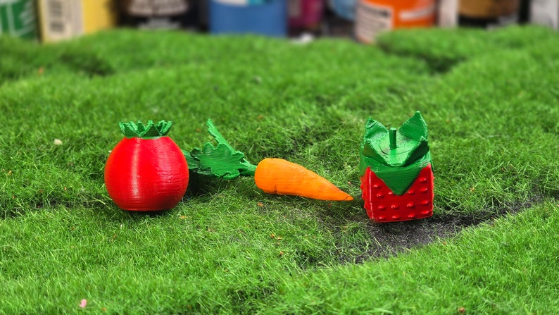3D Printed 8 Slime Figures From the Indigo Quarry- Hand Painted Slime ...
