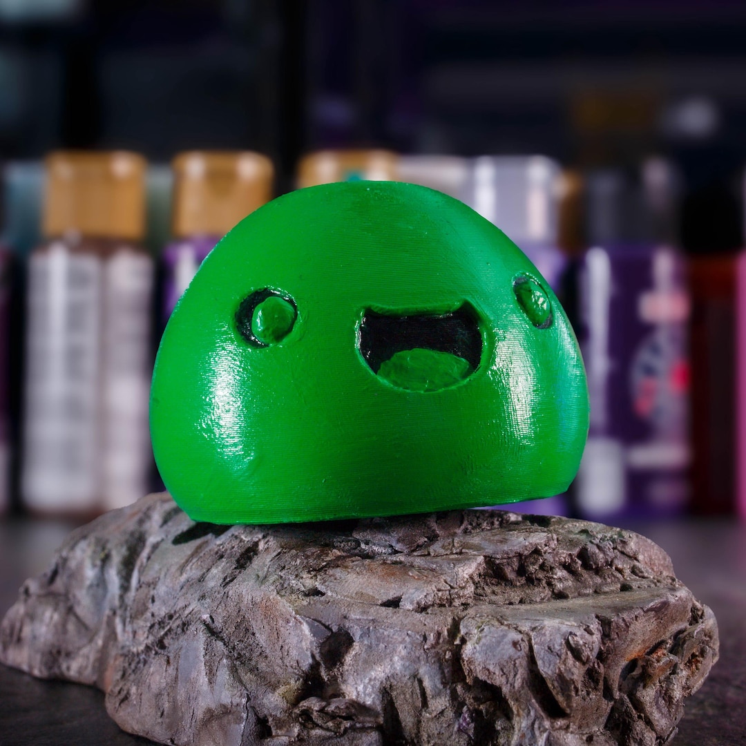 3D Printed Rad Slime From Slime Rancher- Hand Painted Slime Figures for ...