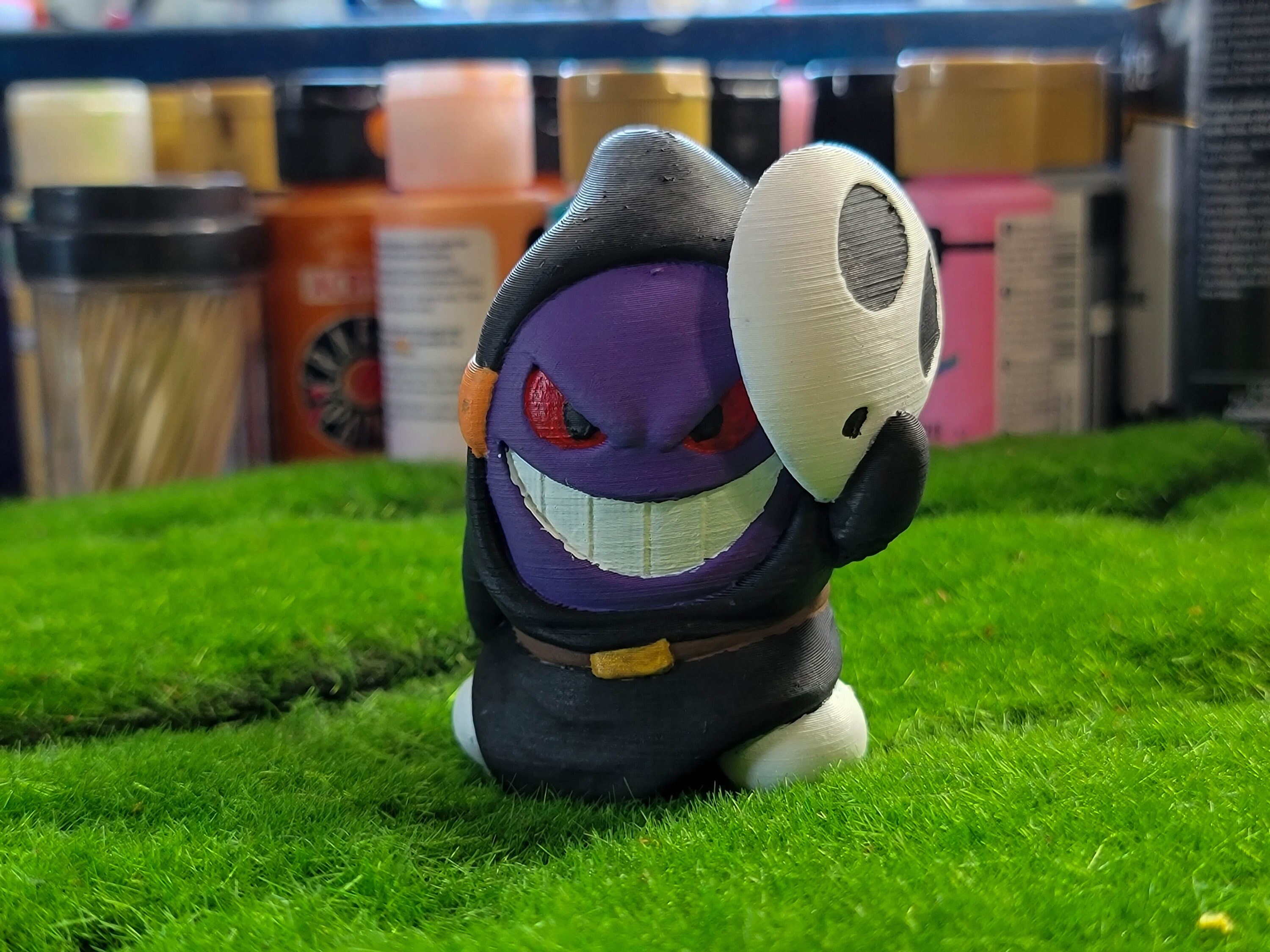 Shyguy Gengar Figure From Pokemon/mario - Etsy