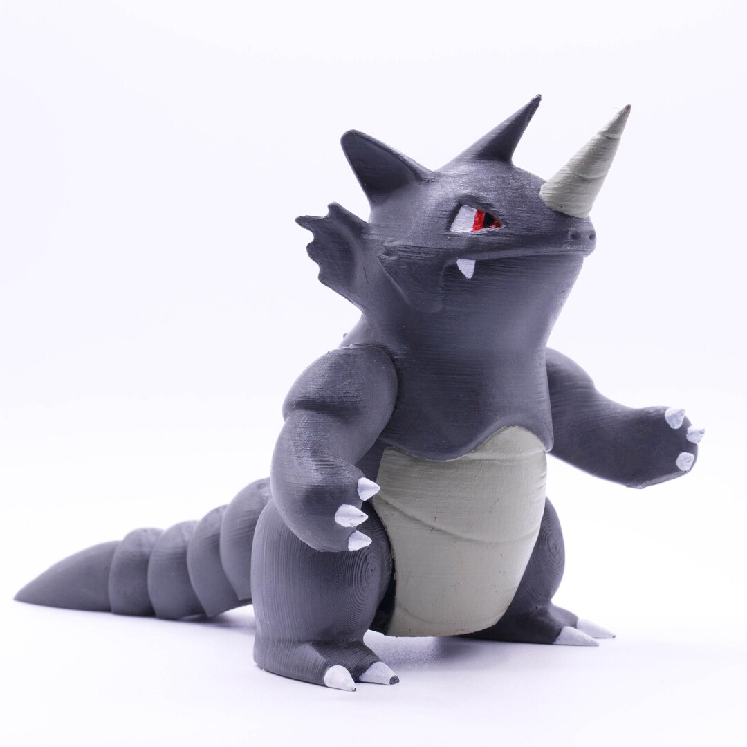 3D Printed and Articulated Rhydon Fidget Toy - Perfect for Stress ...