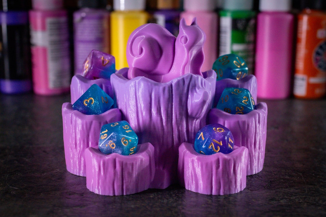 Snail Dice Holder and Storage-3d Printed - Etsy