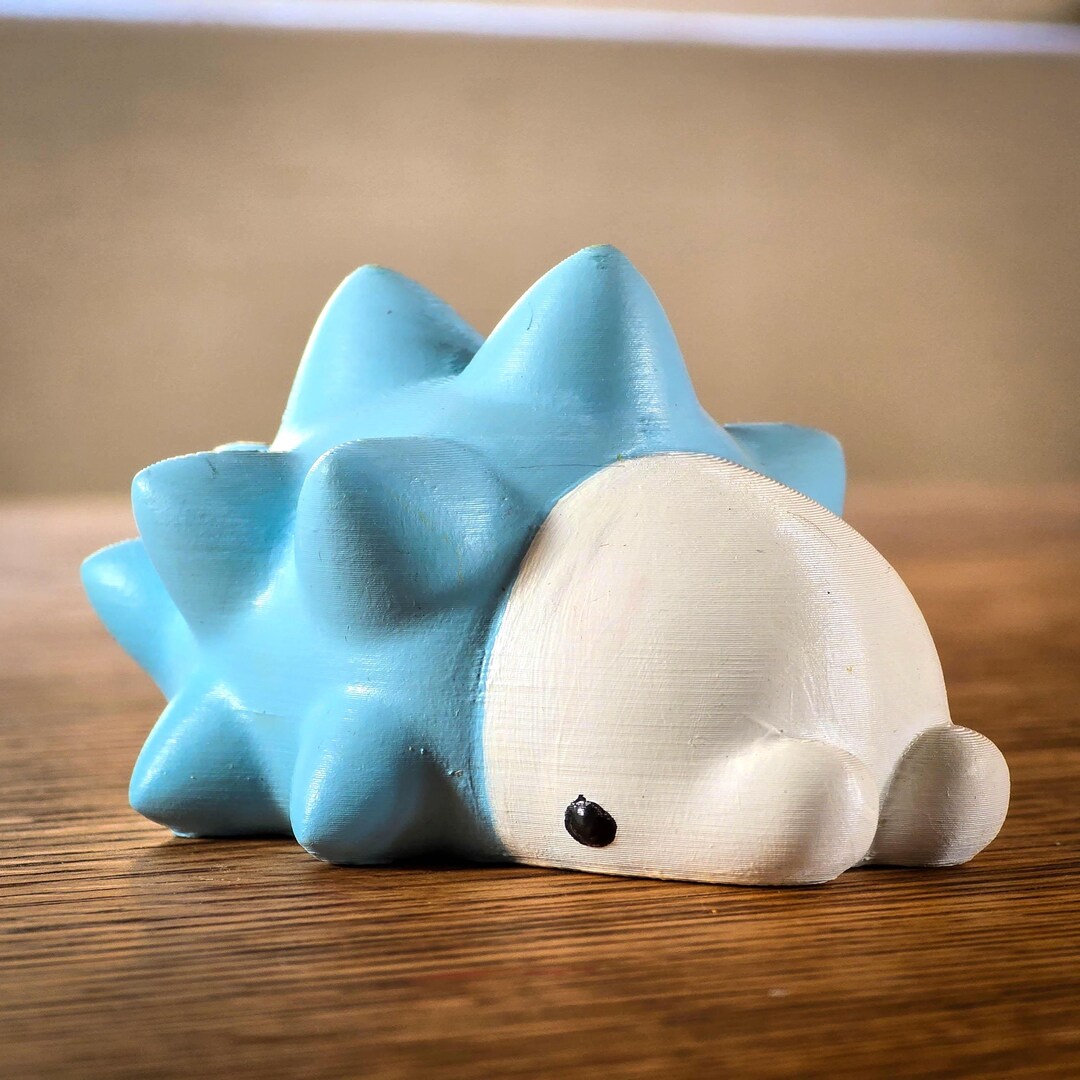 3D Printed Snom Statue Figure-unique, Hand Painted Collectable-desk ...