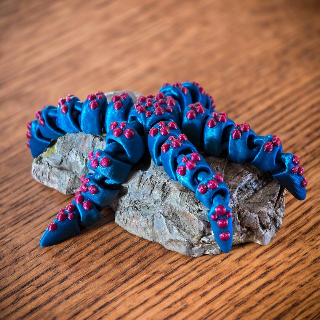 3D Printed Articulated Starfish Flexi Fidget Sensory Toy for Adhd the ...