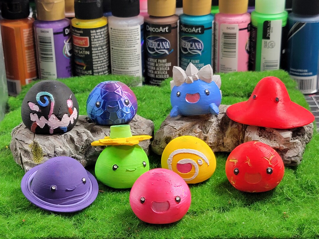 Slime Rancher Slime Figures From the Glass Desert - Etsy