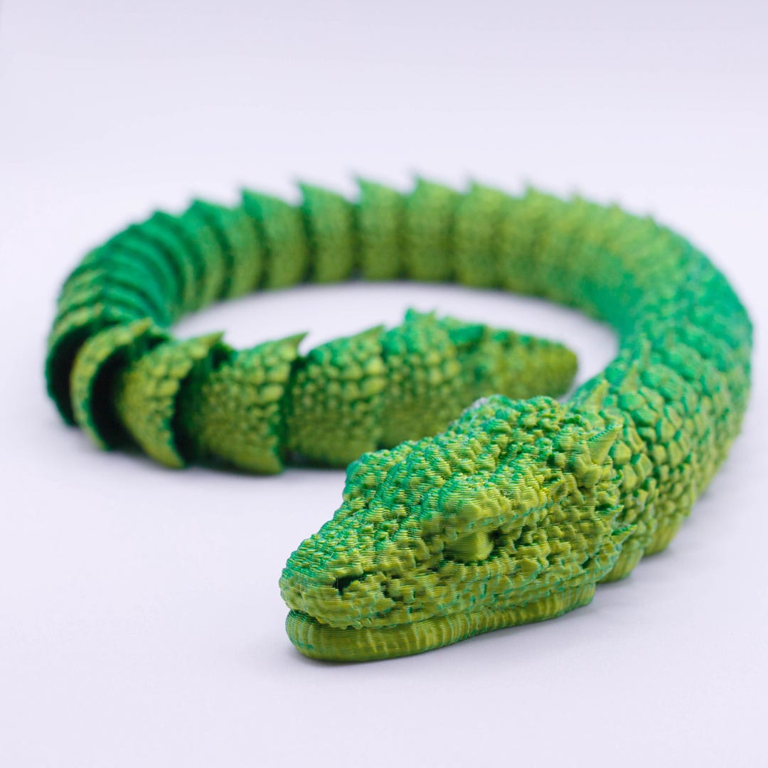 3D Printed Articulated Basilisk Figure-flexi Fidget Sensory Toy for ...