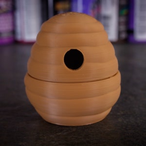 3D Printed Bee Hive Storage Container With an Articulated Bee - Etsy
