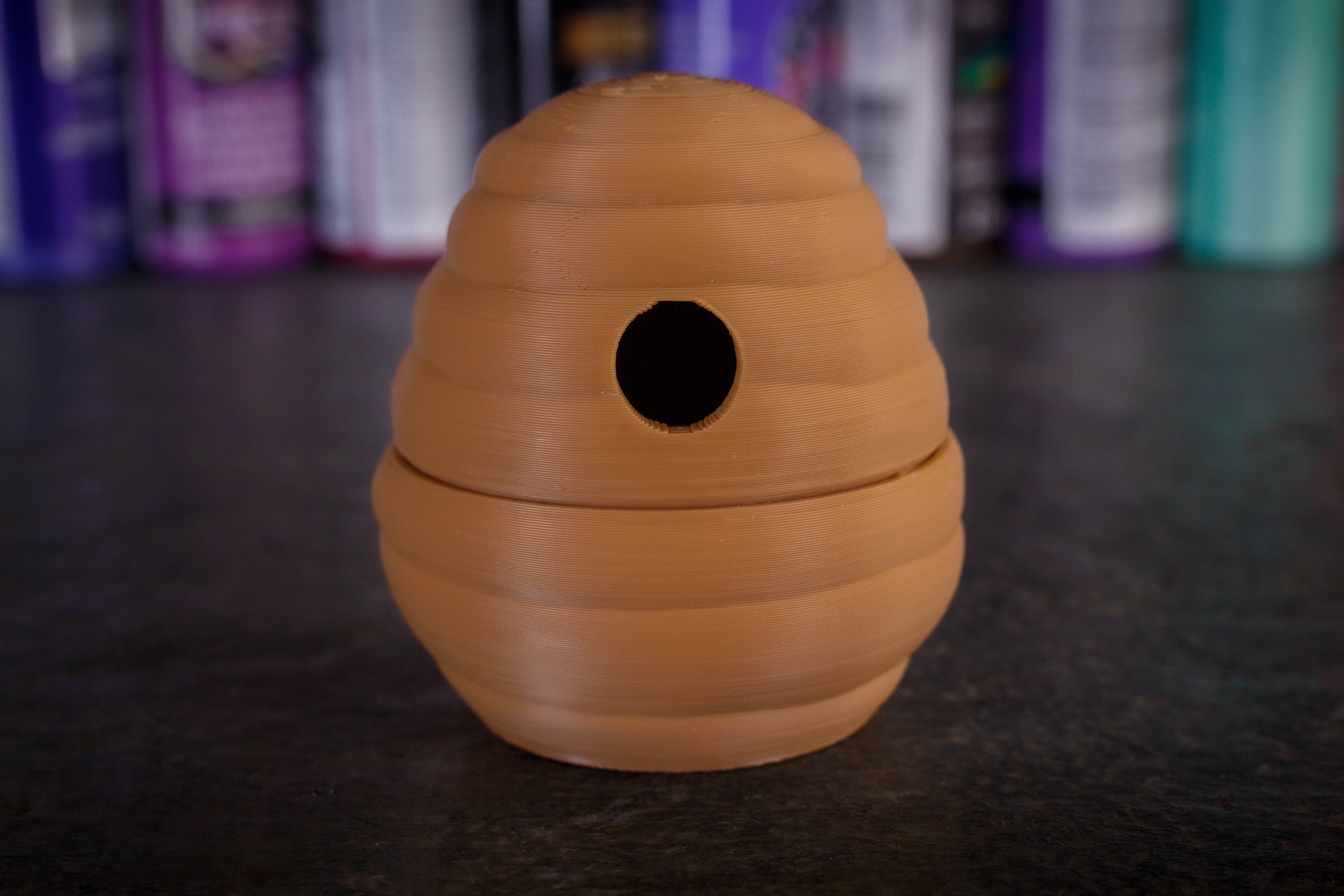3D Printed Bee Hive Storage Container With an Articulated Bee - Etsy