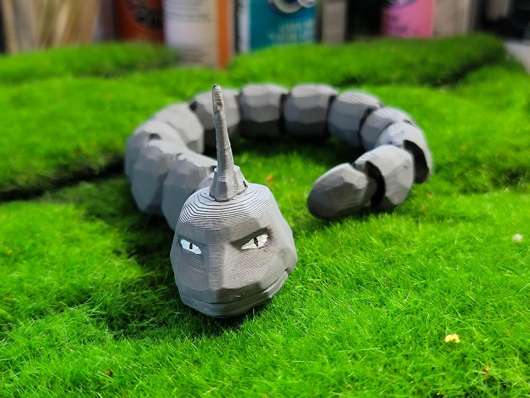 Articulated Onix Figure From Pokemon - Etsy