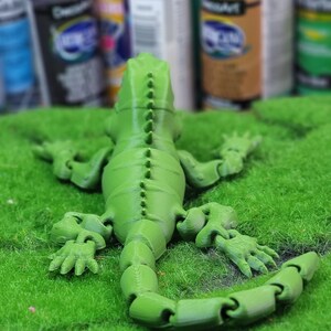 Articulated 3D Printed Iguana Fidget Animal Figure - Etsy