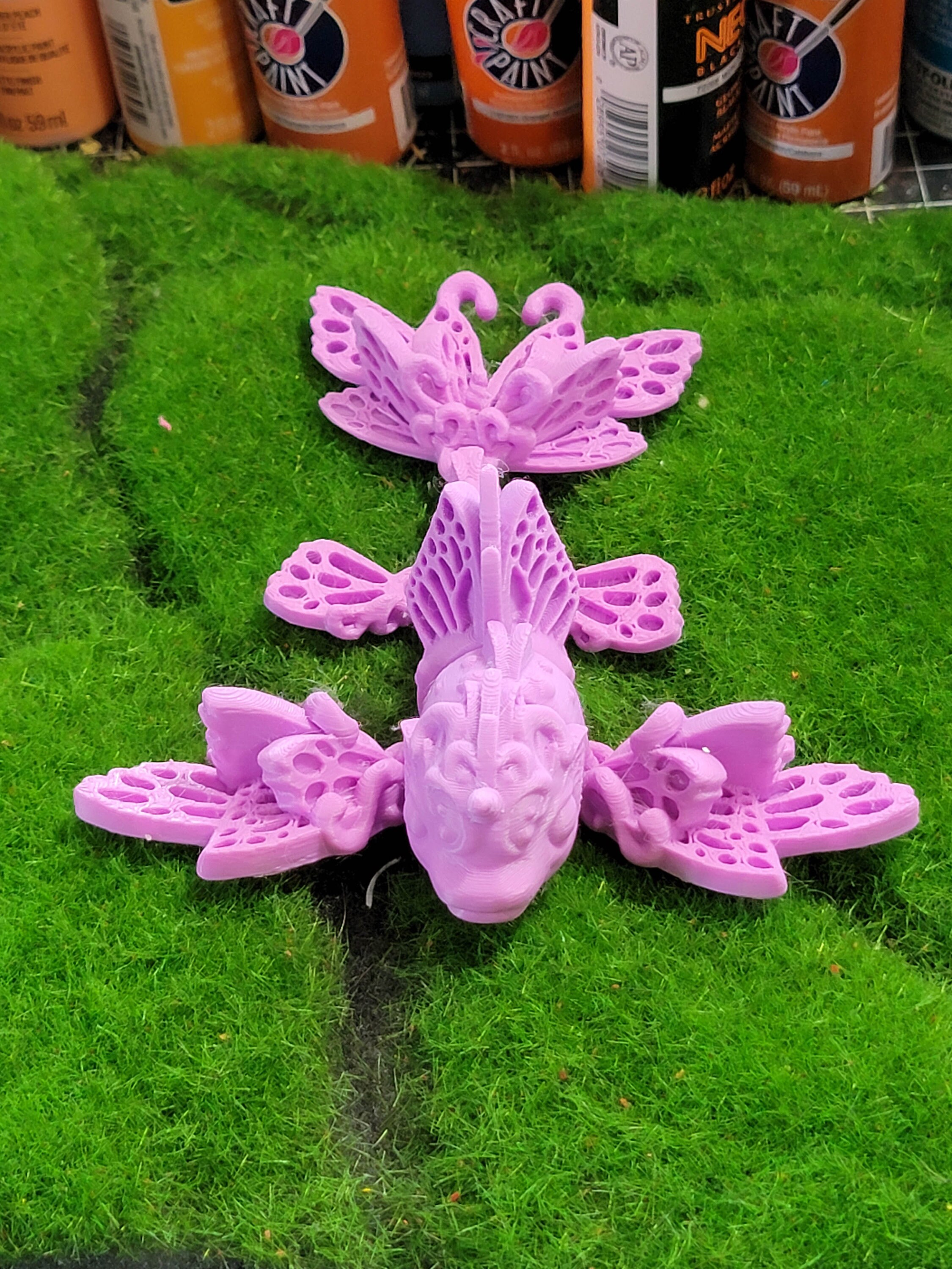 Articulated 3D Printed Flutterfin Butterfly Dolphin Figure - Etsy