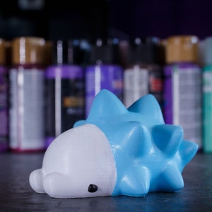 3D Printed Snom Statue Figure-unique, Hand Painted Collectable-desk ...