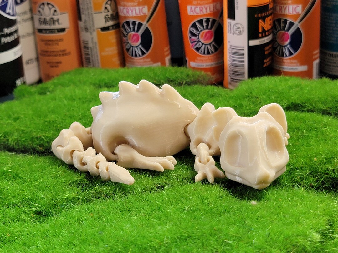 Articulated 3D Printed Bone Rat Figure - Etsy