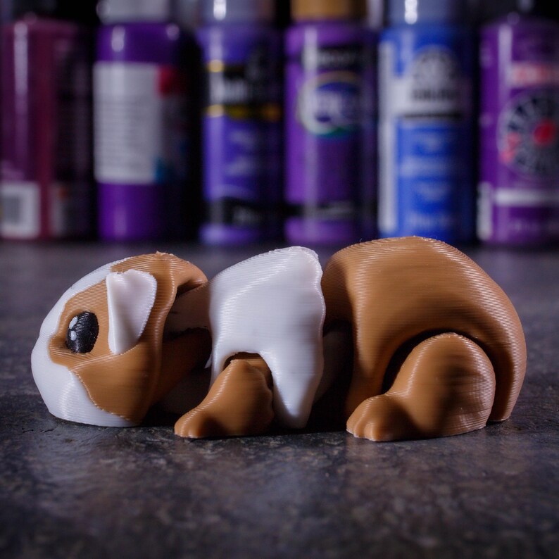 3D Printed Articulated Guinea Pig- Fun Adhd Fidget Toy for Stress ...