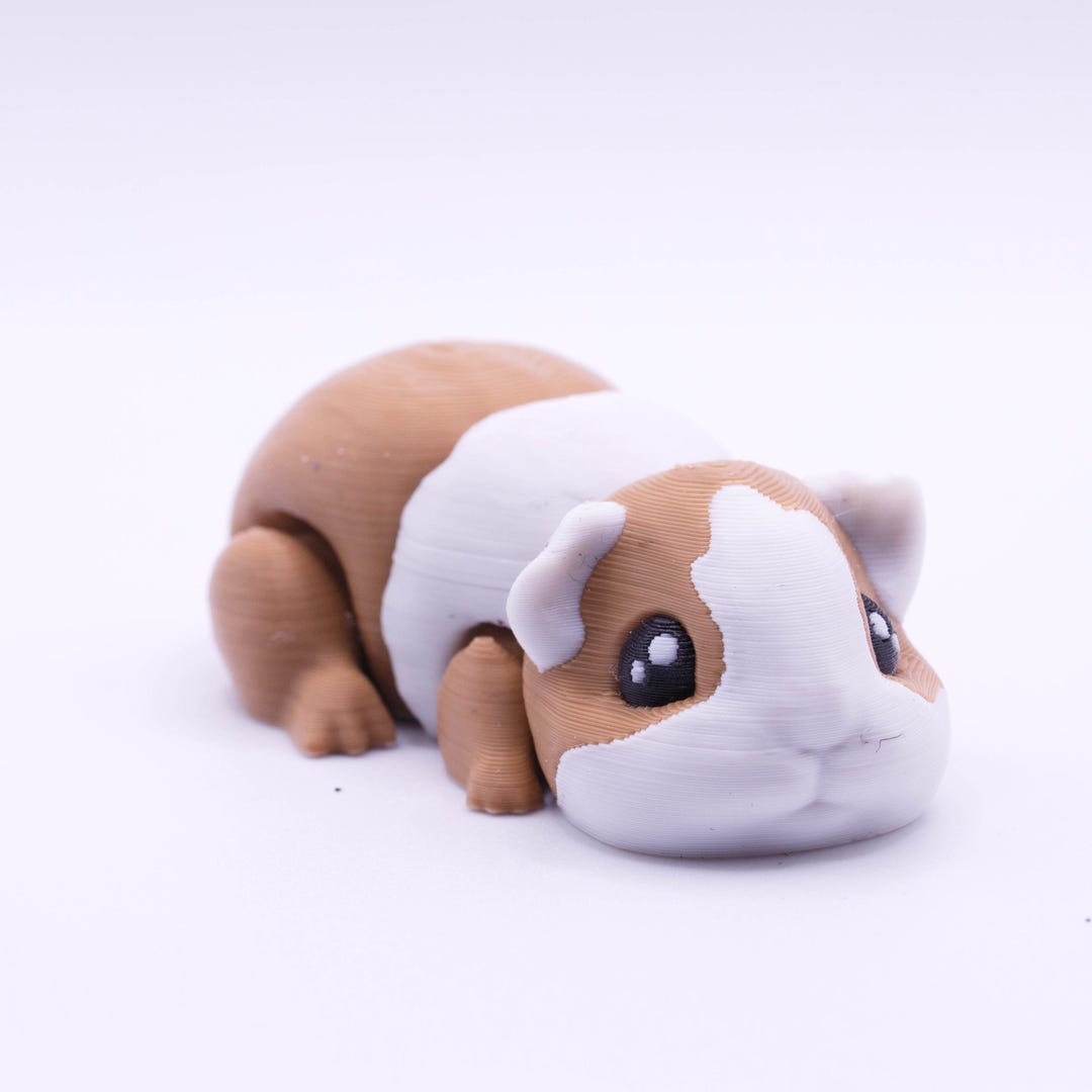 3D Printed Articulated Guinea Pig- Fun Adhd Fidget Toy for Stress ...