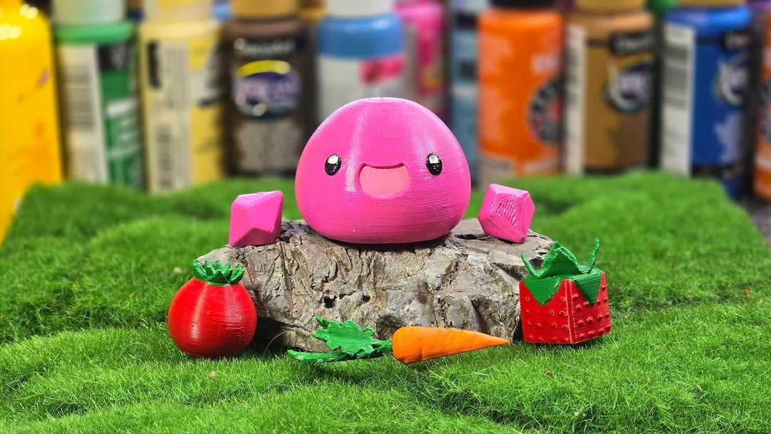 3D Printed Individual Slimes From Slime Rancher-hand Painted ...