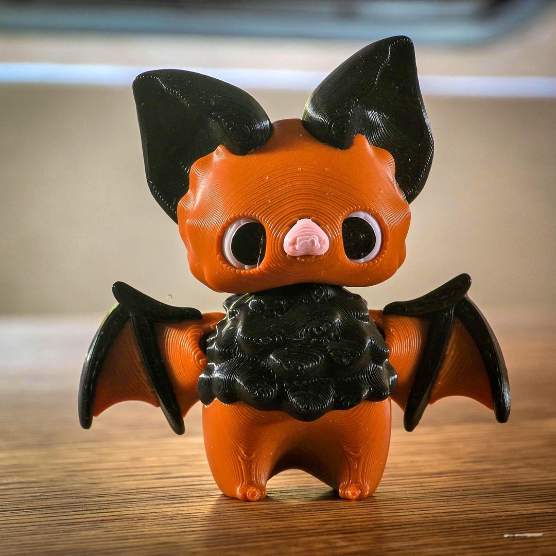 Articulated Bat Pixie Fidget Figure-3d Printed-flexi Fidget Sensory Toy ...