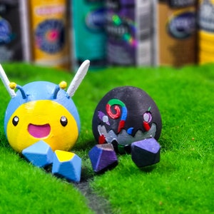 Slime Rancher 6 Slime Figures From the Dry Reef - Etsy