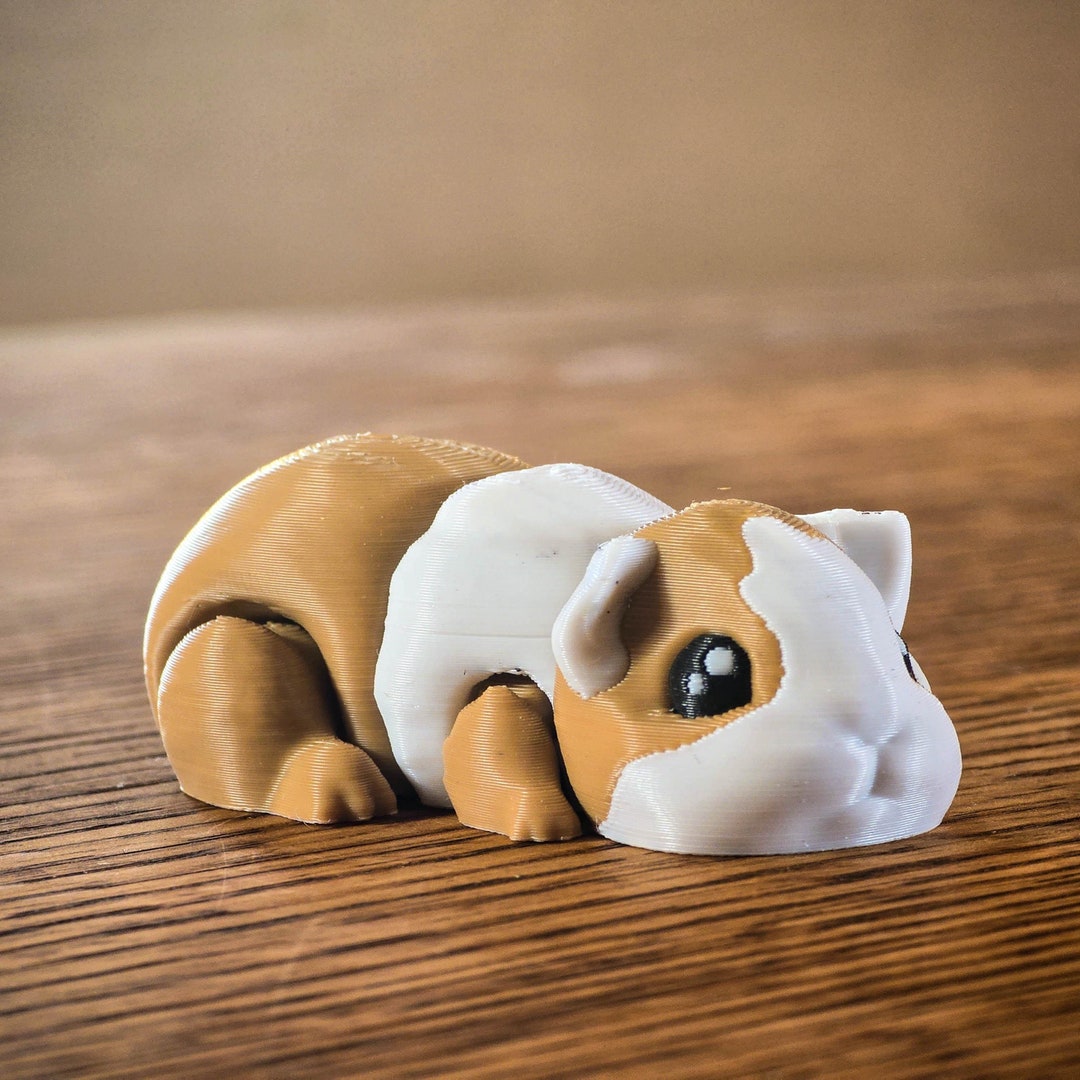 3D Printed Articulated Guinea Pig Flexi Fidget Sensory Toy for Adhd the ...