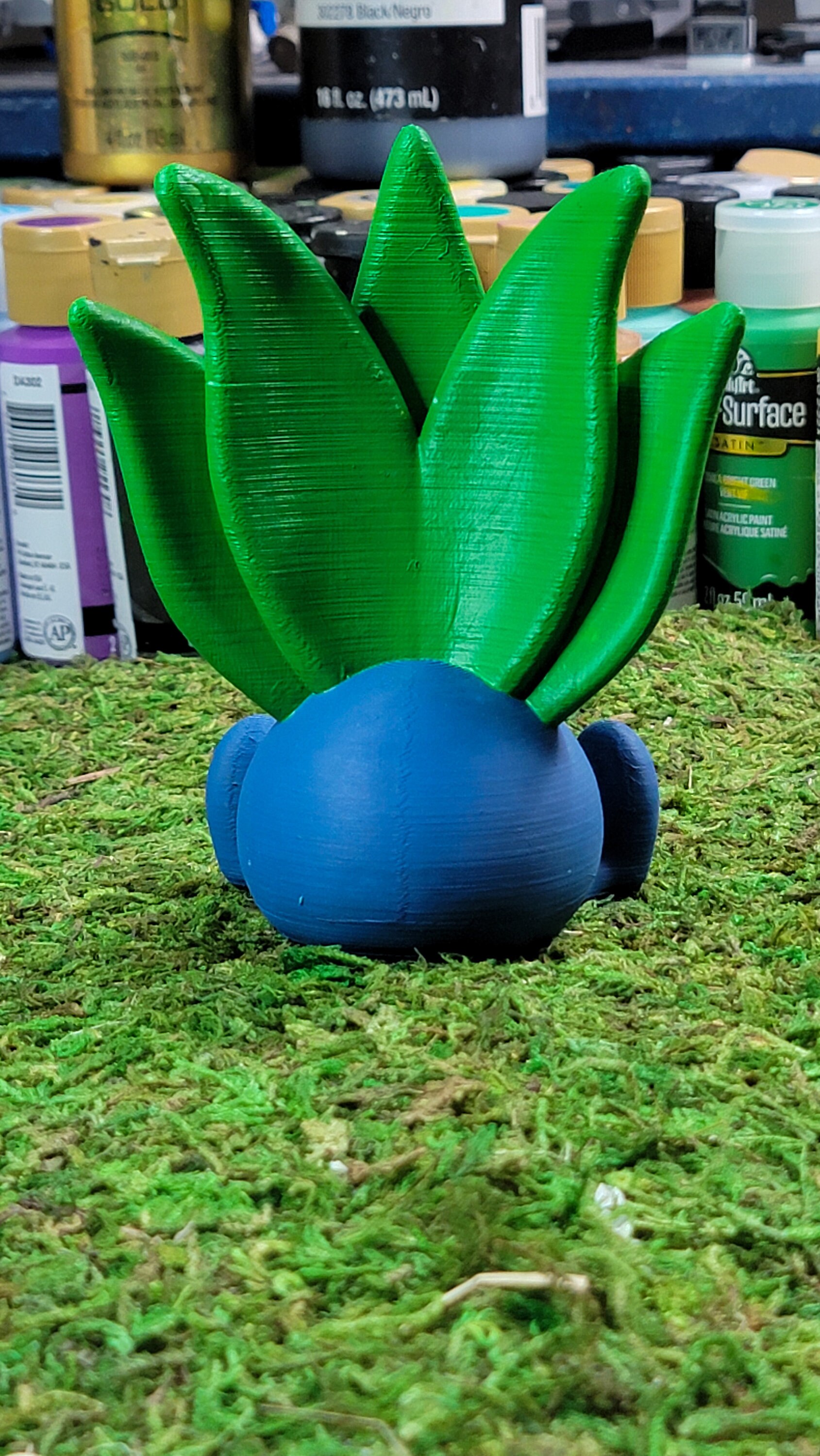 3D Printed Oddish Figure From Pokemon - Etsy