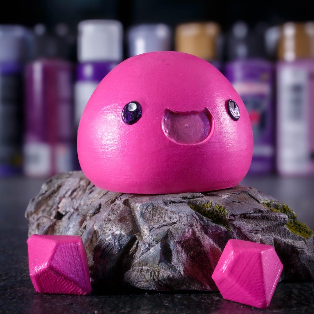 3D Printed Individual Slimes From Slime Rancher- Hand Painted Slime ...