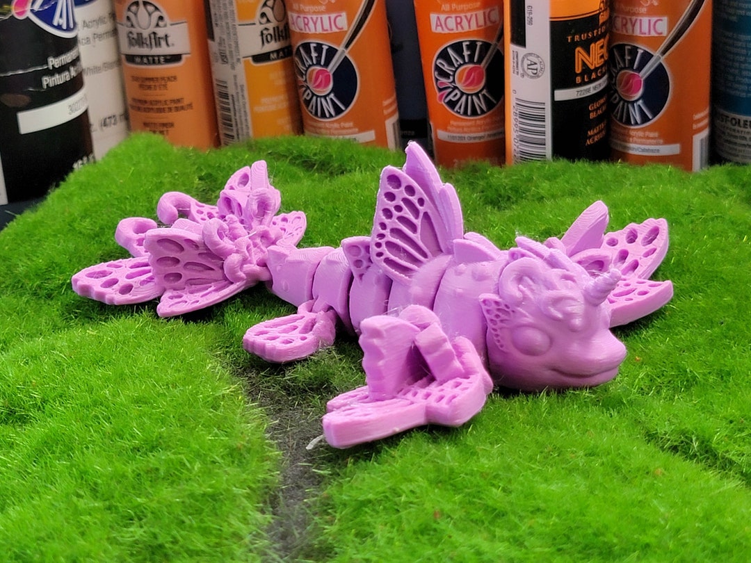 Articulated 3D Printed Flutterfin Butterfly Dolphin Figure - Etsy