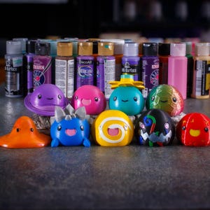 3D Printed Slime Rancher Slimes From the Glass Desert- Hand Painted ...
