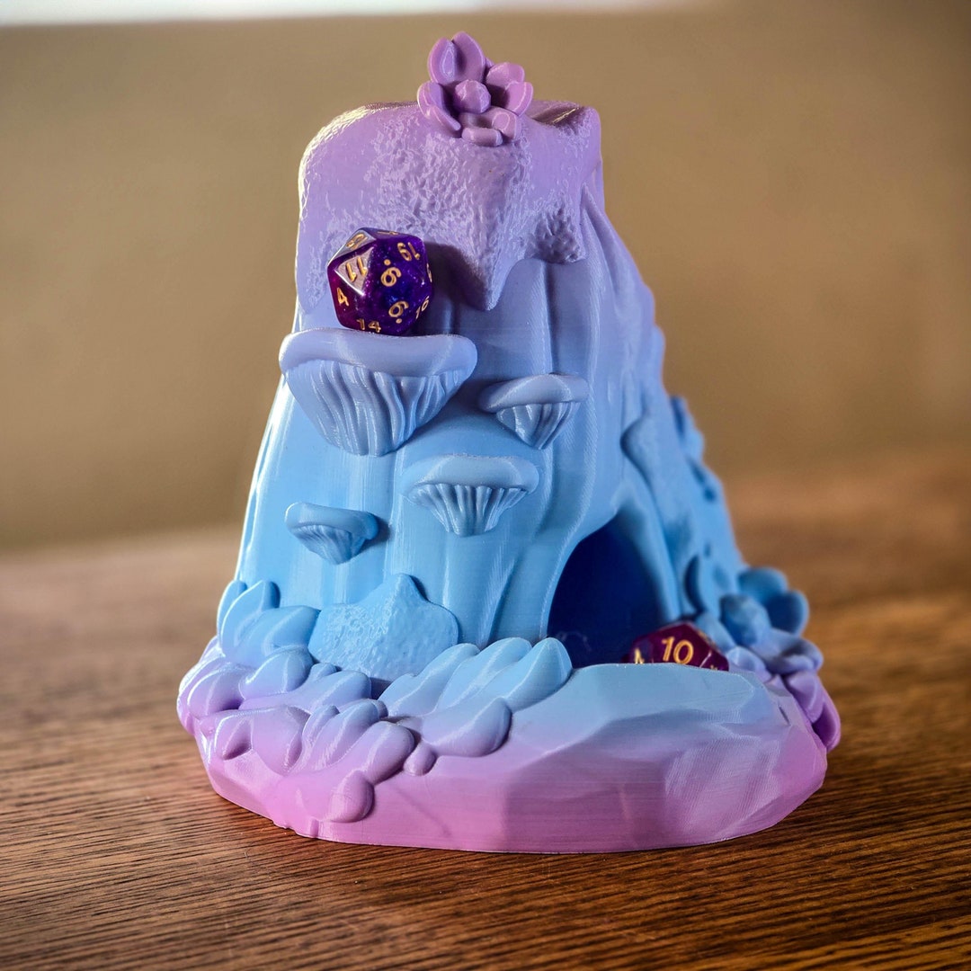 Wood Stump Dice Tower for Dnd 3D Printed-unique, Collectable Dice Tower ...