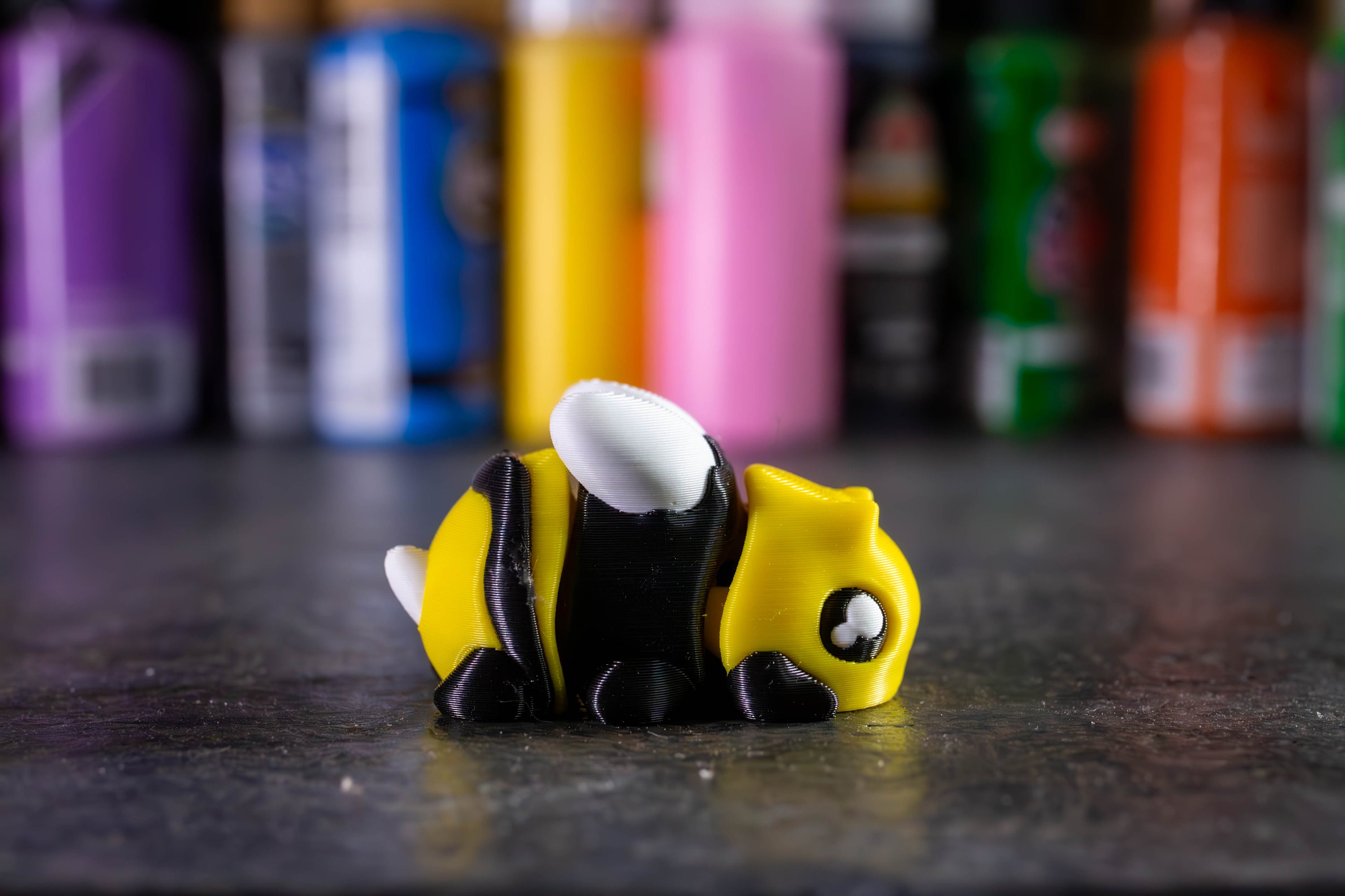 3D Printed Bee Hive Storage Container With an Articulated Bee - Etsy